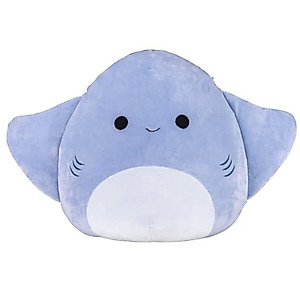 Squishmallow Official Kellytoy Plush Sea Life Squad Squishy Soft Plush Toy Animals (King The Stingray, 12 Inch)