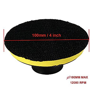 Luomorgo 4 inch Grit 100 Wet Diamond Granite Polish Pads (10+1) pcs