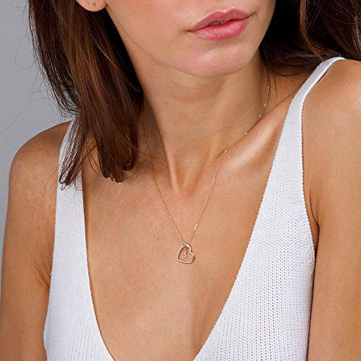 M MOOHAM Initial Necklaces for Women, Initial Necklace K Necklace for Girls Gold Initial Necklace for Women Letter Necklace Gifts for Teen Girls Necklaces for Teen Girls Jewelry for Teen Girls