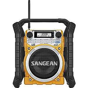 Sangean U4 AM/FM-RBDS/Weather Alert/Bluetooth/Aux-in Ultra Rugged Rechargeable Digital Tuning Radio (Renewed)