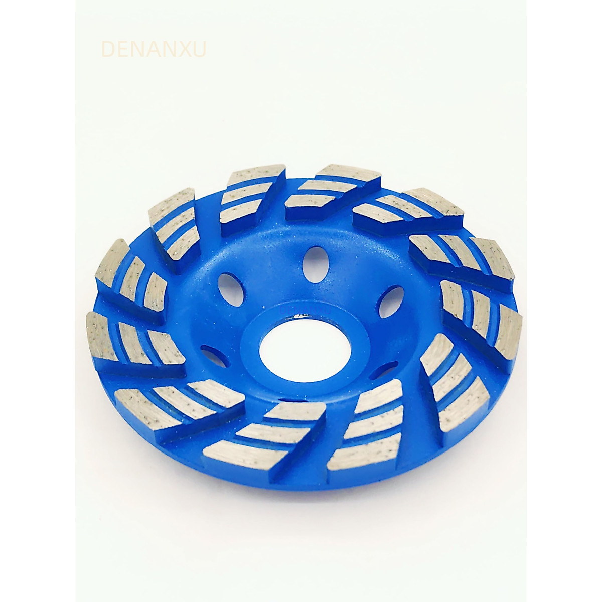 Concrete Turbo Diamond Grinding Cup Wheel 12 Segs Heavy Duty Angle Grinder Wheels for Angle Grinder Granite Stone Marble Masonry Concrete