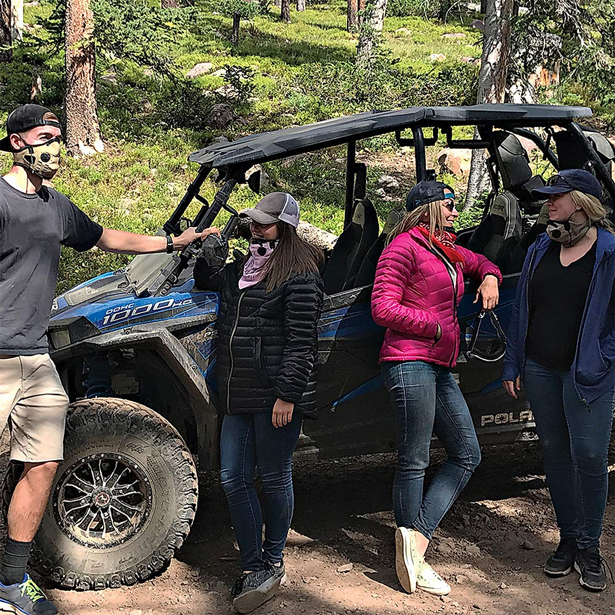 ATV TEK, Bandana Style Dust Masks with Suspension Straps and 3D Nose Box - Camo, 20"