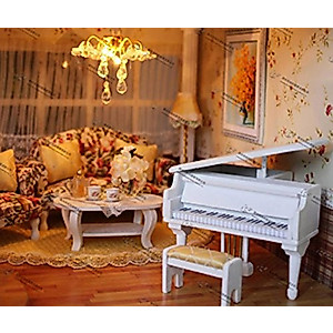 Flever® Dollhouse Miniature DIY House Kit Manual Creative with Furniture for Romantic Artwork Gift-Great Villa (Fairy Homeland)