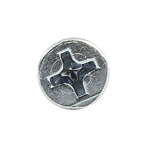 Rok Hardware 1000 Pack #6 x 1/2" Coarse Thread Phillips Flat Head Wood Screws Zinc MDF