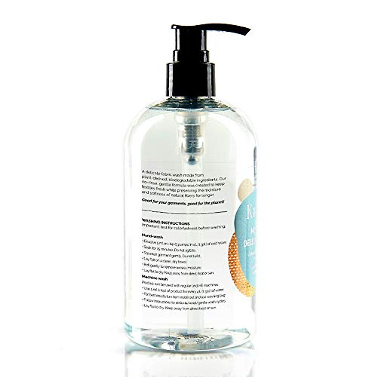 KnitIQ No Rinse Delicate Wash Liquid Detergent, 16.9 fl. oz - Natural Wool Wash with Lanolin for Delicates and Knit Wool Fabric, Lavender Citrus Fragrance, 100 Washes