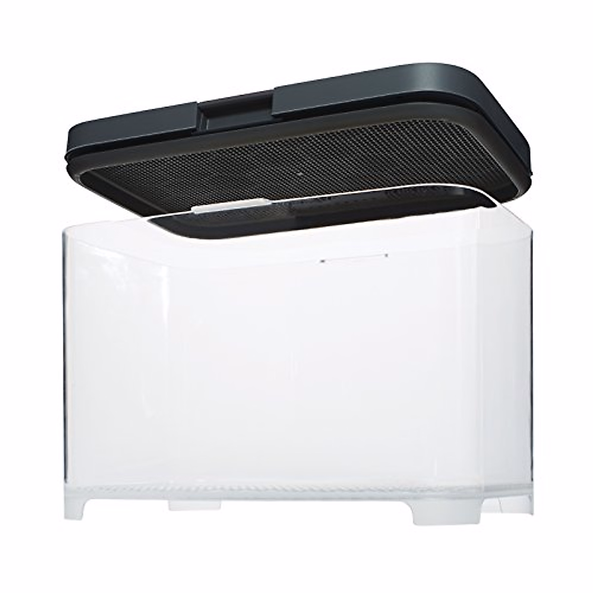 Rubbermaid FreshWorks Countertop Food Storage Produce Saver, Banana, Single, Clear/Grey