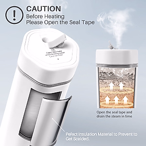 Kompoll Travel Electric Kettle, Fast Water Boil Small Portable Kettle, Stainless Materials Automatic Shut off Tea Pot, Dry Protection and Separable Power Cord, Suitable for Milk, Coffee, Water and Tea