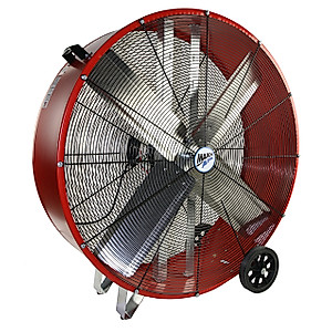MaxxAir RED BF36DD High Velocity Direct Drive Drum Fan, 36 Inch