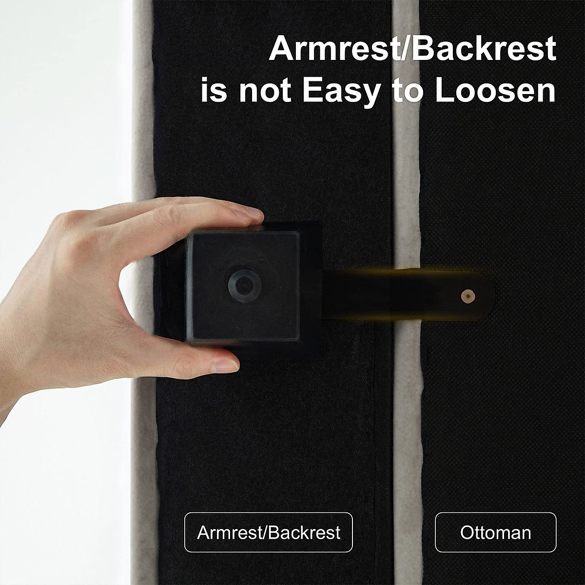 Belffin Modular Sectional Sofa Couch with Ottoman L Shape Corner Couch Sofa with Storage Modular Sofa with Chaise Velvet Grey…