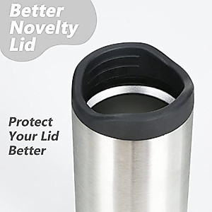 Slim Can Cooler for 12 Oz Skinny Can, Regular Can Double Walled Stainless Steel Vacuum Beverage Can Insulator for Hot and Cold Drinks