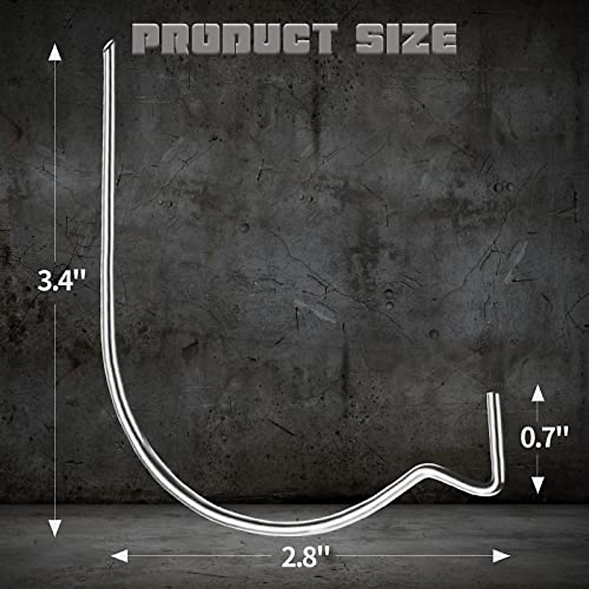 20 Pieces Stainless Steel Picture Hangers Super Hooks, Picture Drywall Hanging Hooks, PinCute Hercules Hooks Hangers Holds Up to 100 lbs, Hang Art, Clock, Shelves, Frames, or Planters (20)