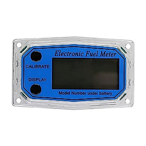 Flow Control Meter for Flow Meter Digital Oil Fuel Flow Meter, Mini Pump Flow Meter Fuel Die Sel Counter Meter Display Chip Useful Display Used in Petroleum,Food, Etc.