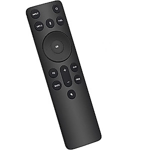 New Bluetooth Replacement Remote fit for Vizio 2.1 5.1 Home Theater Sound Bar, Vizio M, V, P-Series Home Audio Sound System, Vizio Channel Soundbar System with Subwoofer