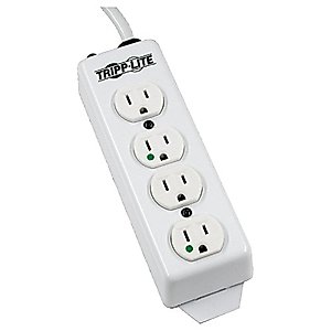 TRIPP LITE PS-415-HG Power Strip, Hospital Grade, 4 Outlets by Tripp Lite
