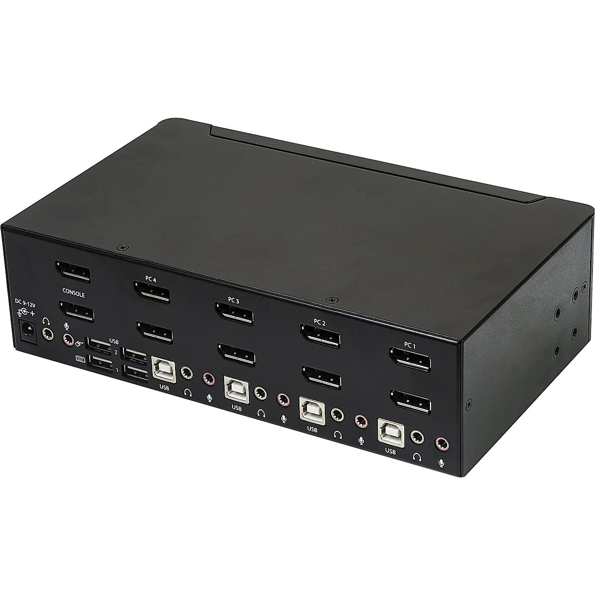 StarTech.com DisplayPort KVM - 4 Port - 4K 60Hz - Dual Monitor KVM - DisplayPort Switch - KVM DisplayPort - Desktop KVM Switch, TAA (SV431DPDDUA2)