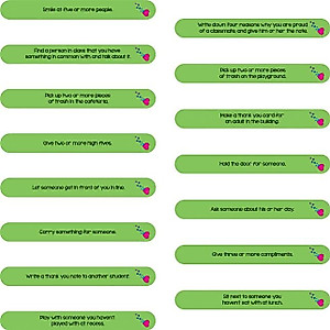 Really Good Stuff Acts of Kindness Double Cup Management System – Encourage Mindfulness, Acts of Kindness Among Students – Includes 30 Unique Write-On/Wipe-Off Sticks with a Customizable Blank Side