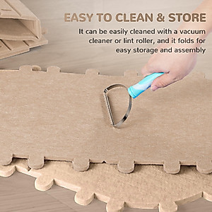 Hervimo Cat Beds for Indoor Cats, 2 in 1 Large Cat House, Foldable Cat Tunnel Enclosed Bed, Scratch Resistant Cat Bed Cave for Large Cats Up to 25lbs & Multiple Small Cats, Dark Camel