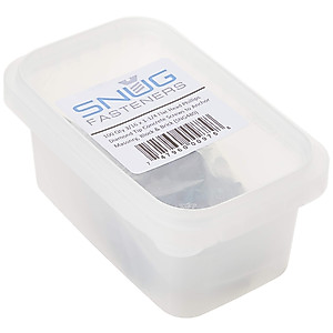 SNUG Fasteners (SNG480) 100 Qty 3/16 x 1-1/4 Flat Head Phillips Diamond Tip Concrete Screws to Anchor Masonry, Block & Brick, Count