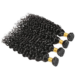 FW Hair 8A Brazilian Water Wave Bundles 14 16 18 20inches Unprocessed Water Wave Human Hair Bundles Brazilian Water Wave Virgin Hair Bundles Natural Color