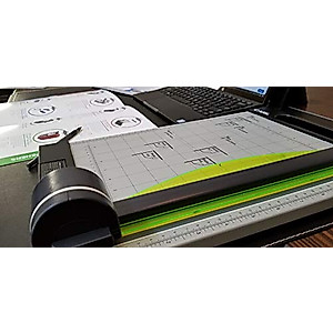 CARL 12 inch-Green Friendly, Professional Rotary Paper Trimmer, 12-inch, 15 Sheet Cutting Capacity, Black and Silver