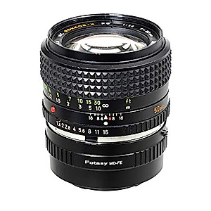 Fotasy Minolta MD MC Rokkor Lens to E Mount Adapter, MD E Mount, MD to E, Compatible with Sony a7 a7R a7s II III IV a9 a7c Alpha 1 a6600 a6500 a6400 a6300 a6100 a6000 a5100 a5000 a3500 ZV-E10
