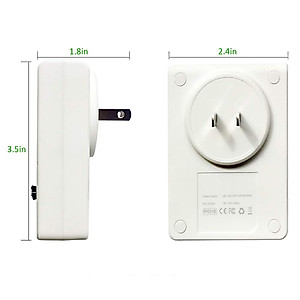 Joepoe Plug In Air Ionizer, Ionizer Air Purifier with Negative Ion Technology for Home, Air Freshener Plug In Home/Office Cleanse:Odors,Smell and More(White)