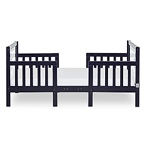 Dream On Me Star 3 in 1 Convertible Toddler Bed in Cool Navy, Converts to Chair&Table, Non-Toxic Finish, JPMA Certified, Made of Durable & Sustainable Pinewood