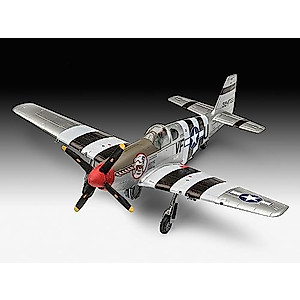 Revell RV03711 03711 Combat Set Me262 & P-51B Mustang Plastic Model kit 1:72 Scale, Unpainted