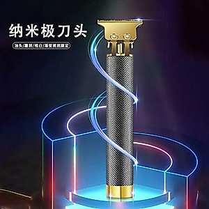 Mens Clipper Cordless Hair Clippers, Razor Electric Professional Beard Trimmer Grooming Shaving Machine Self Hair Cutting Haircut Trimmers Cutter，Black