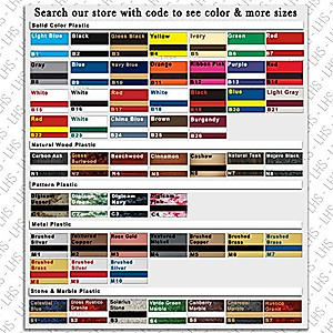 LHS My Business | Engraved Custom Door Plate Black Plastic Office Door Sign with White Letters | 2x8 - B2