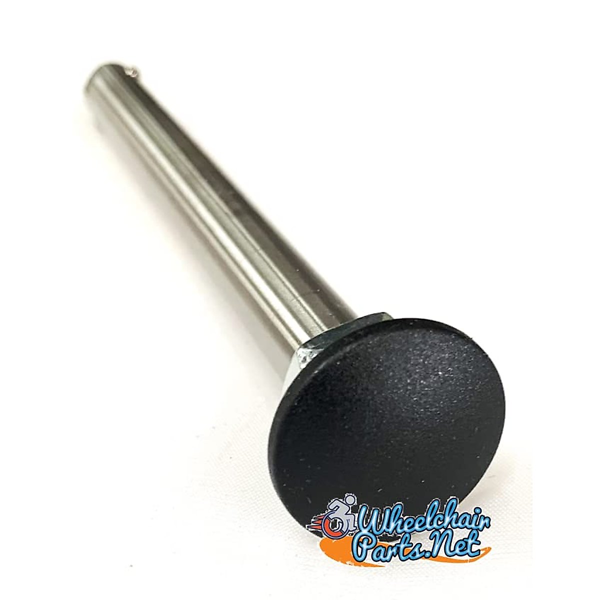 Quick Release AXLES for Wheelchairs-Big Round Black Button. Choose Your Size (1/2" X 4 1/4")