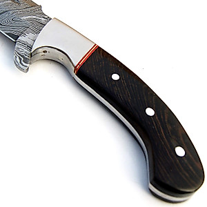PAL 2000 KNIVES KNI-9369 Custom Handmade Damascus Steel 16 Inches Knife Wenge Wood Handle