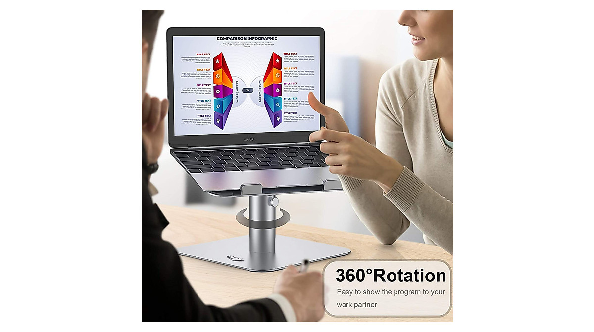 Adjustable Laptop Stand for 10-17 inch Notebooks | Ergonomic & Stable