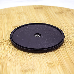 TB Home 14” Bamboo Lazy Susan Organizer for Kitchen, Turntable for Cabinet, Table or Pantry