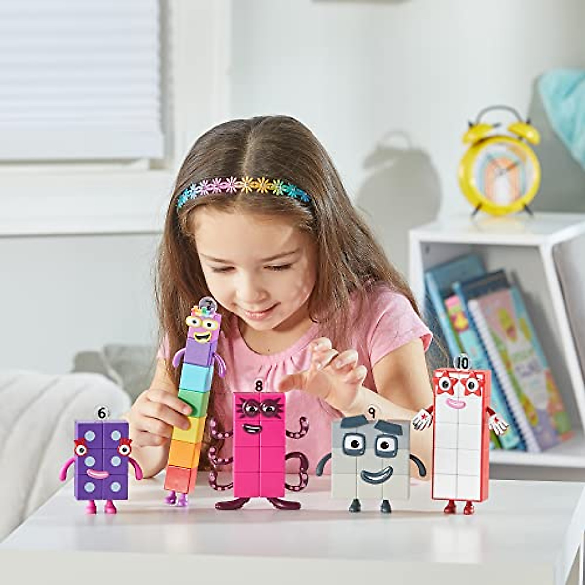 Learning Resources Numberblocks Friends Six to Ten, Play Figures, Official Collectible Figures for Kids Aged 3 and Up