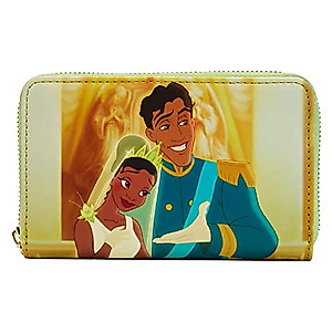 The Princess and the Frog Princess Scene Zip Around Wallet
