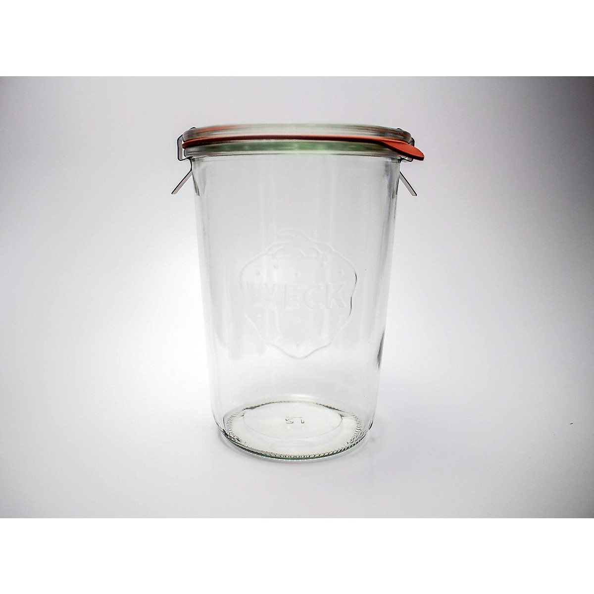 Weck Canning Jars 743 - Mold Jars made of Transparent Glass - Eco-Friendly - Storage for Food, Yogurt with Air Tight Seal and Lid - 3/4 Liter Tall Jars Set - Set of (2 Jars)