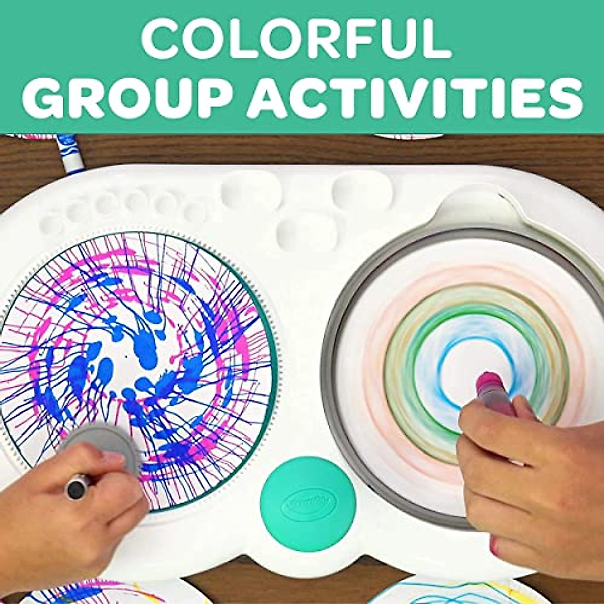 Crayola Spin & Spiral Art Station, DIY Crafts, Toys for Boys & Girls, Gift, Age 6, 7, 8, 9