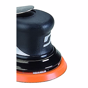 Dynabrade (56815) Dynorbital Supreme 5" (127 mm) Diameter Random Orbital Sander, Non-Vacuum | Proportionate 3/16" (5 mm) Diameter Orbit | 12000 RPM Pneumatic Motor