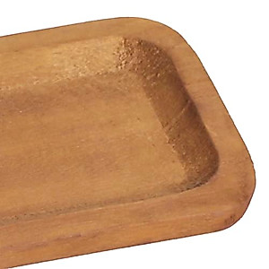 Bathroom Wooden Tray 18 Inch Long Vanity Wood Trays Rustic Wood Serving Tray Toilet Tank Tray for Bathroom Living Room Kitchen Counter Organizing and Home Decor