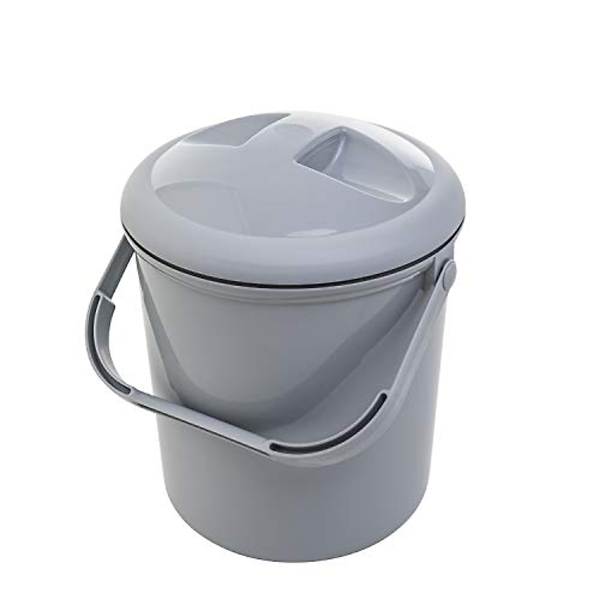 Rotho Babydesign Nappy Pail, 10l, 0+ Months, Bella Bambina, Stone-Grey, 20021 0286