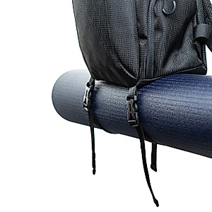 Mount Adams Yoga Mat Mid-Size Backpack for Workout Gear and Fitness Accessories, Stain Resistant, Adjustable Travel Pack