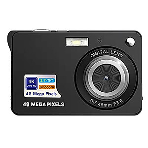 Digital Cameras for Photography Compact Waterproof Action Camera with 2.7K Ultra HD Video, 48MP Frame Grabs, Image Sensor, Live Streaming, Stabilization，Digital Camera Full HD Video Camera (Color : B