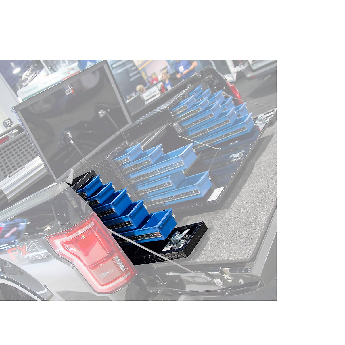 UWS DS-18-BLK 18" Black Drawer Slide Box