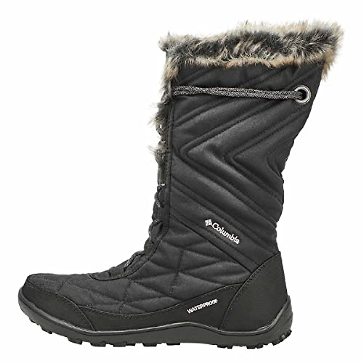 Columbia Women's Minx Mid III Omni-Heat Waterproof Winter Boot Black 10 Medium US