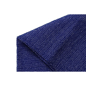 Extra Rough, Exfoliating Washcloth [Made in Japan] Exfoliating Towel Special Texture Makes Fluffy Foam Lather, Back Scrubber, Dead Skin Cell Remover [Loofah for Women and Men] (Blue)