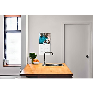 2022 2023 Tropical Beaches Calendar - Islands Monthly Wall Calendar - 12 x 24 Open - Thick No-Bleed Paper - Giftable - Academic Teacher's Planner Calendar Organizing & Planning - Made in USA