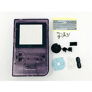 MOOKEENONE Easy Installation Housing Shell Case Screen Atomic Monitor Cover for GBP for Game Boy Pocket Purple Repair Parts