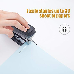 Deli 10,000 Staples, Fits Deli 25, 40 and 60 Sheet Capacity Staplers, Standard 1/4 Inch Length, 24/6, Jam Free Sharp Chisel Point Design, 10 Boxes of 1,000 Staples, Fits Standard Staplers(0012N)