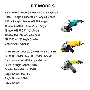 Ketofa Angle Grinder Flange Nut for Dewalt Ryobi Milwaukee Black & Decker Metal Inner Outer Flange Nut 224399-1 193465-4 224568-4 Parts (2 Set)